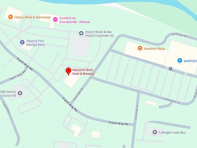 16. marzoni’s brick oven & brewing co. map