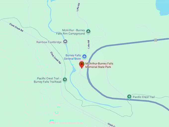16. mcarthur burney falls memorial state park map