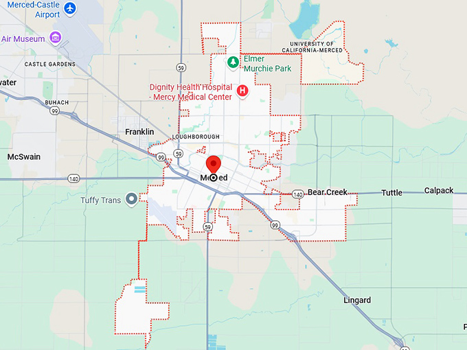 16. merced map