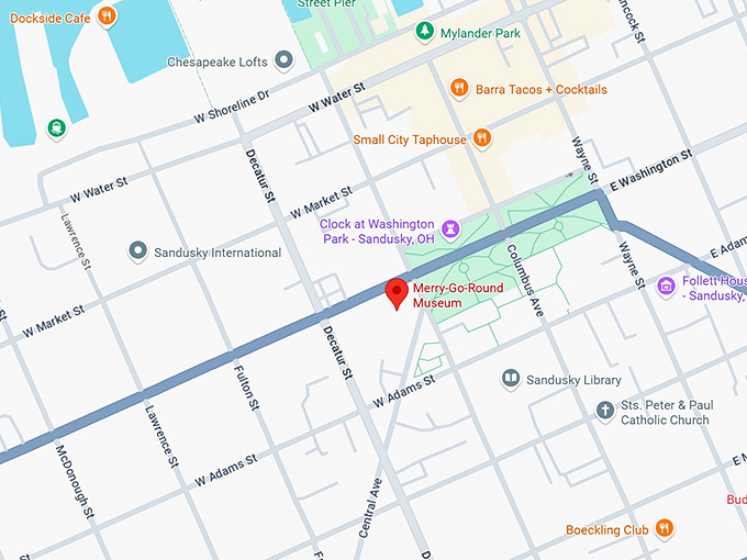 16. merry go round museum map