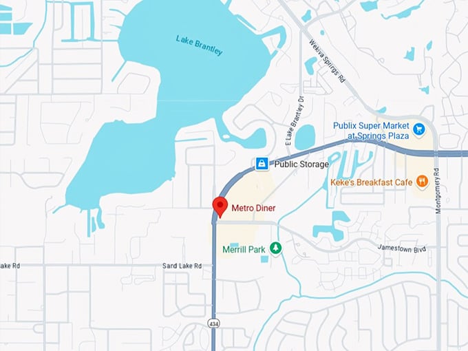 16. metro diner map
