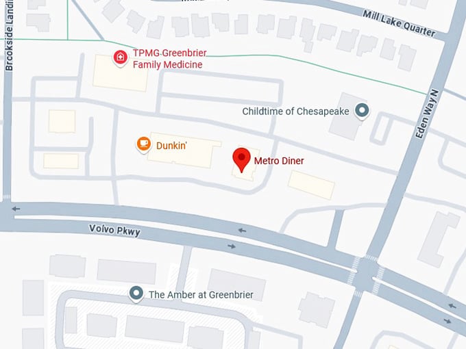 16. metro diner map