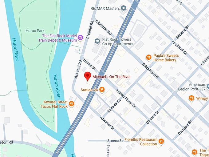 16. michael's on the river map