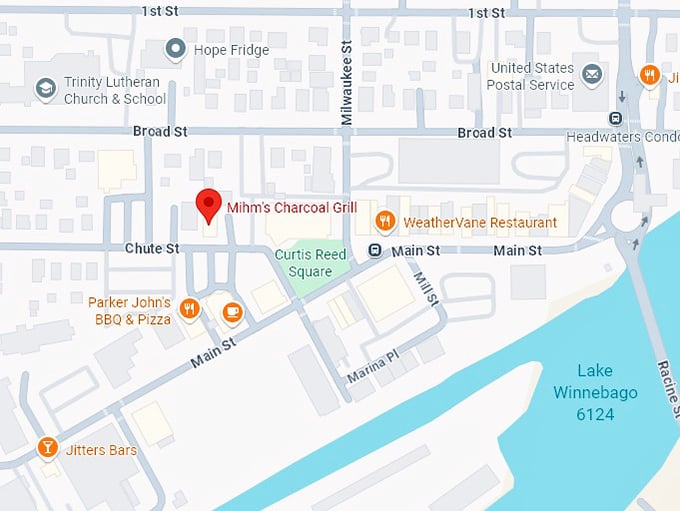 16. mihm’s charcoal grill map