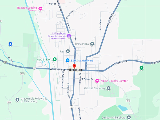 16. millersburg map