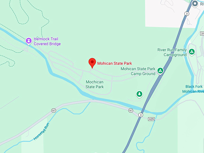 16. mohican state park map