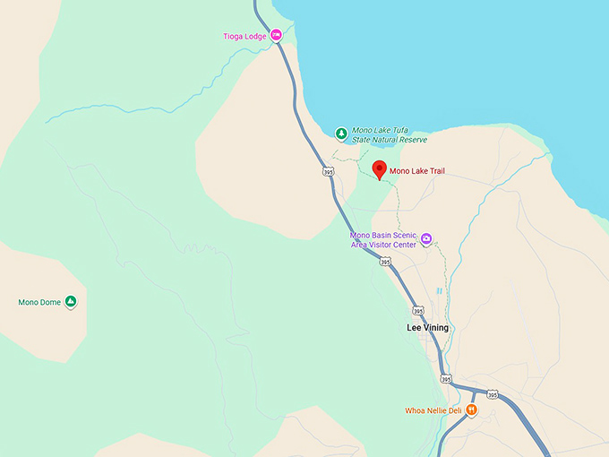 mono lake map
