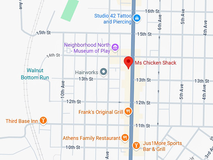 16. ms chicken shack map