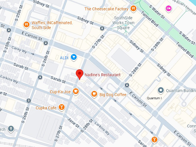 16. nadine's restaurant map