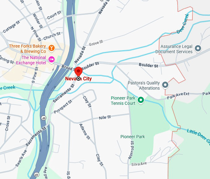 16. nevada city map