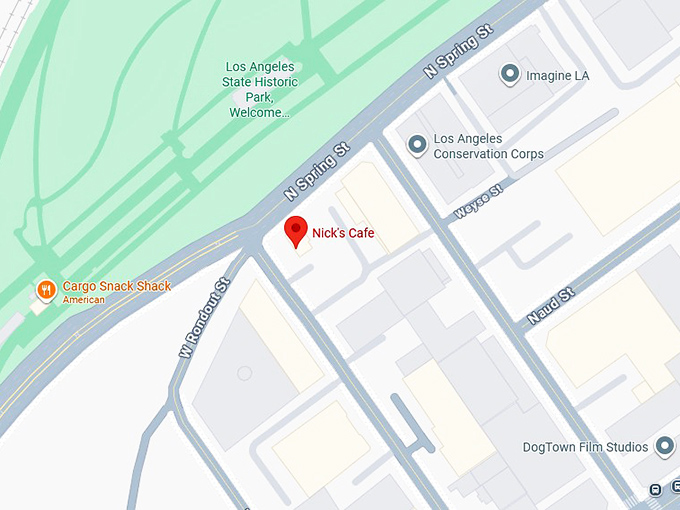 16. nick’s café map