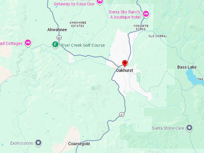 16. oakhurst map