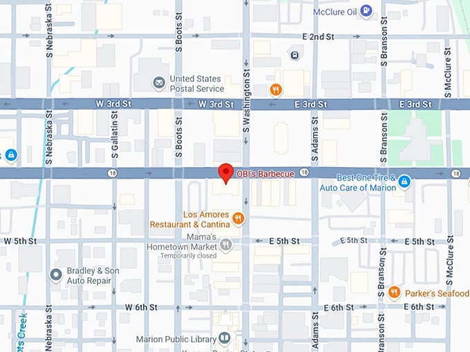 16. obie’s bbq map