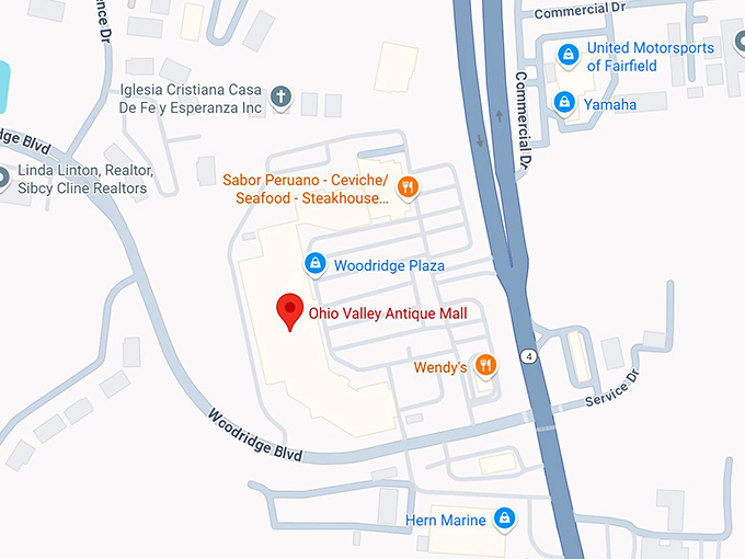 16. ohio valley antique mall map