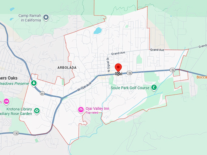 16. ojai map