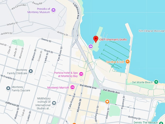 16. old fisherman’s grotto map