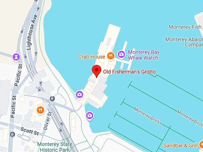 16. old fisherman’s grotto map