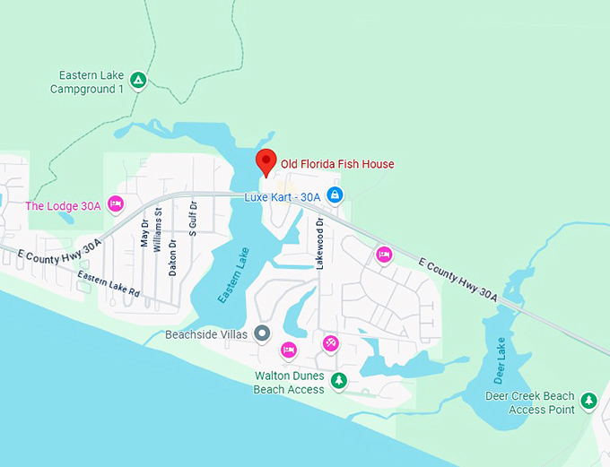 16. old florida fish house map
