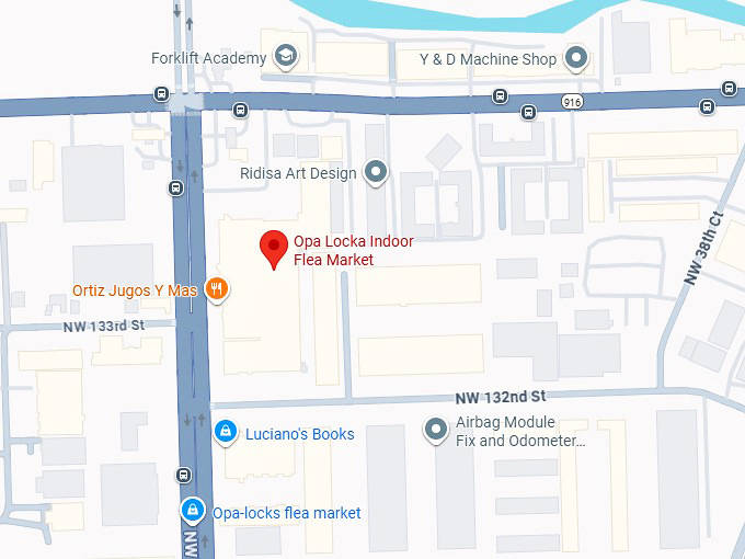 16. opa locka indoor flea market map