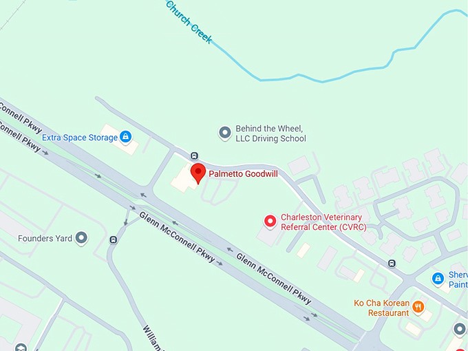 16. palmetto goodwill (3516 shelby ray ct) map
