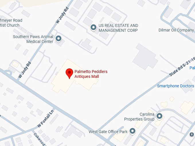 16. palmetto peddlers antiques mall map