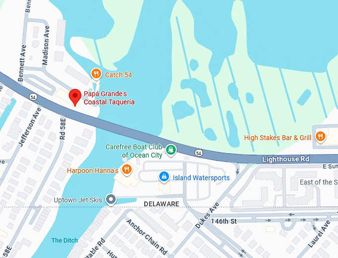16. papá grande’s coastal taquería map