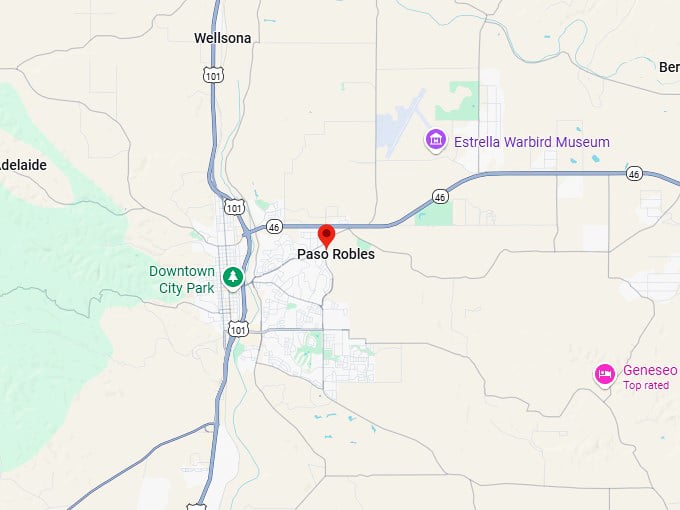 16. paso robles map