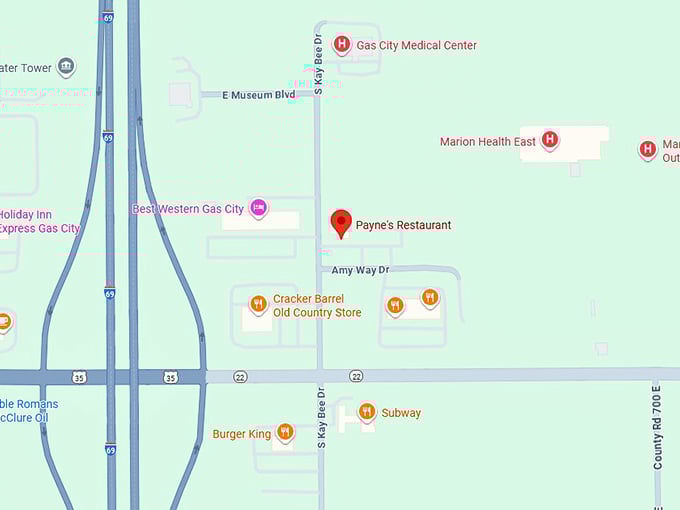 16. payne’s restaurant map