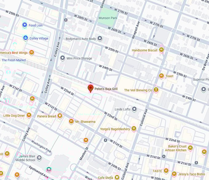16. pelon's baja grill map