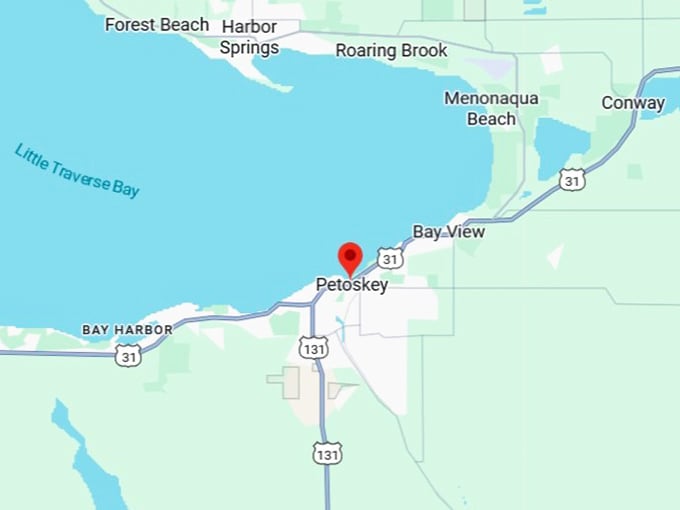 16. petoskey map