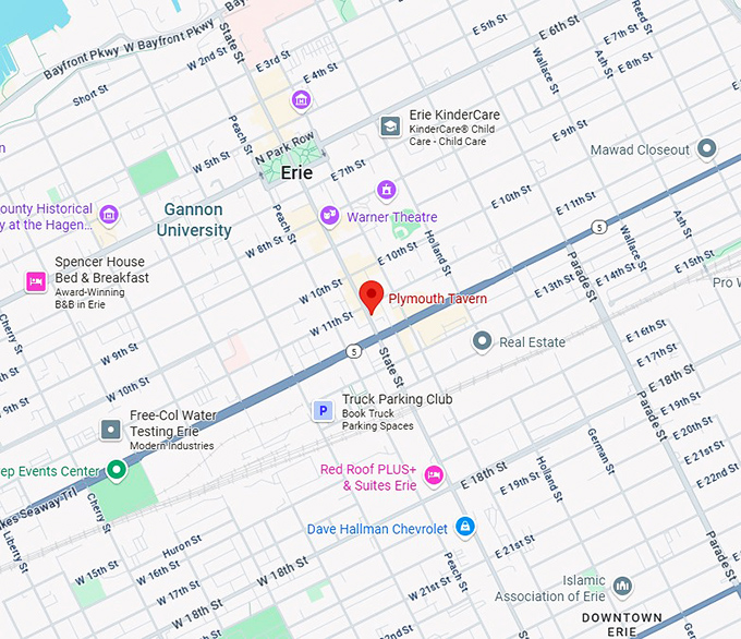 plymouth tavern map