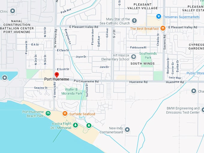 16. port hueneme map