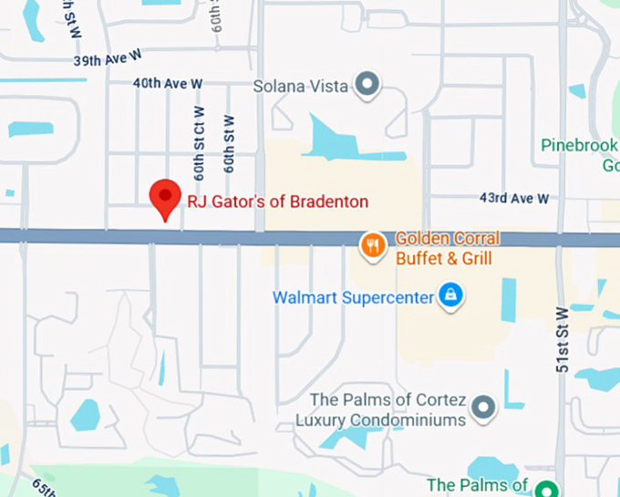 16. rj gator's of bradenton map