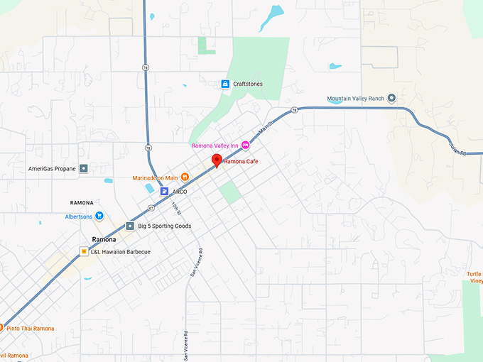 16. ramona cafe map