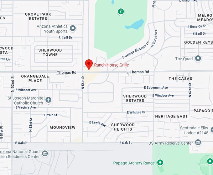 16. ranch house grille map