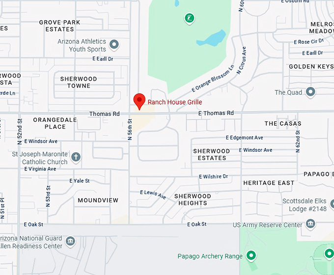 16. ranch house grille map