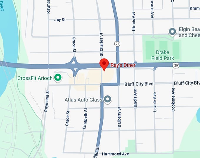 ray's diner map