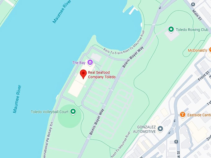 16. real seafood company toledo map