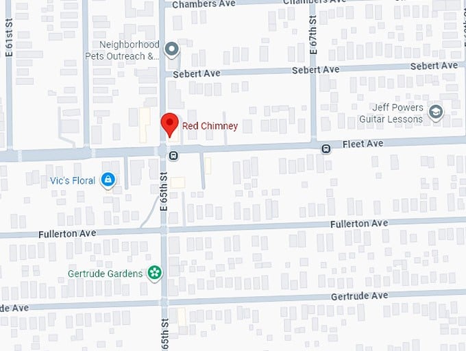 16. red chimney map