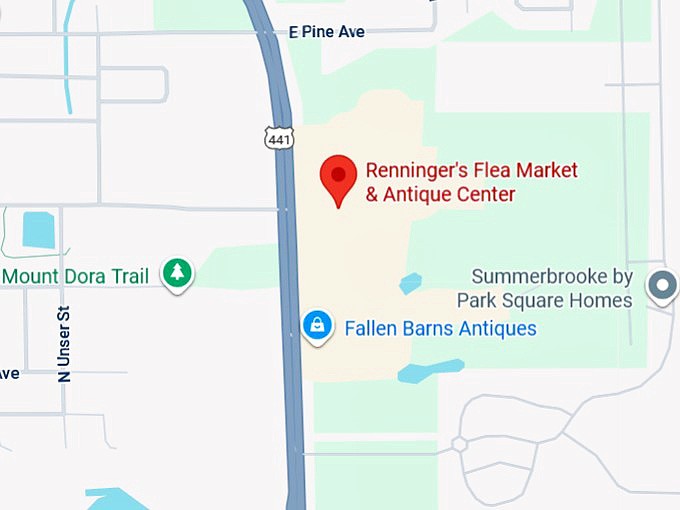 16. renninger's flea market & antique center map