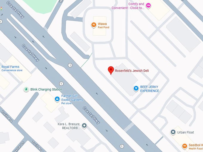16. rosenfeld's jewish deli map