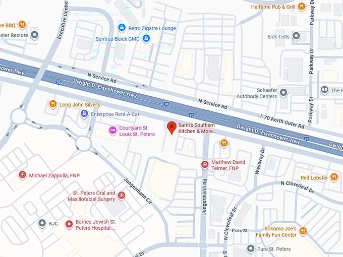 16. sami’s southern kitchen & more saint peters, mo map