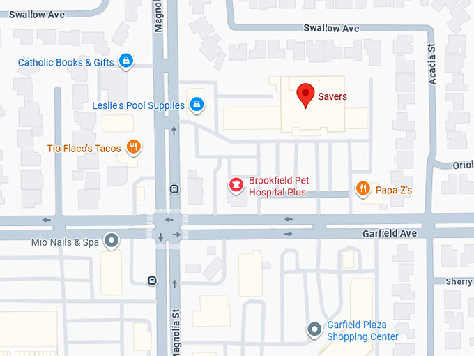 16. savers map