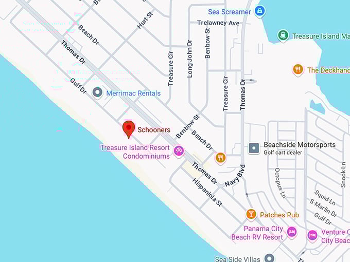 16. schooners map
