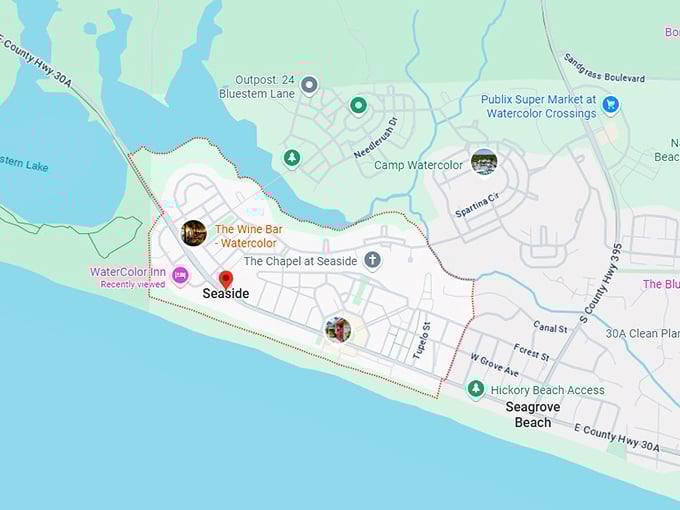16. seaside map