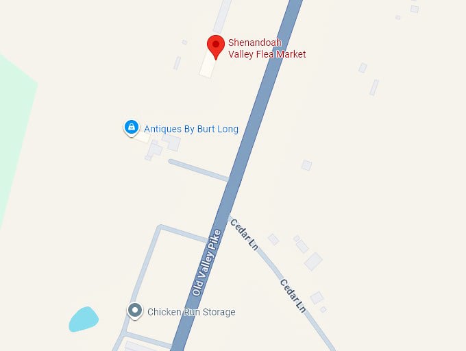 16. shenandoah valley flea market map