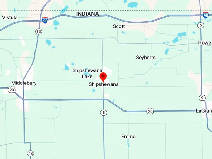16. shipshewana map