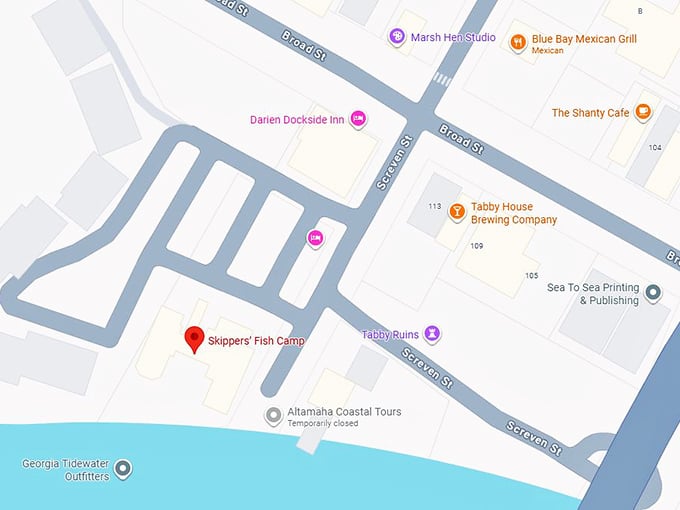 16. skippers’ fish camp map