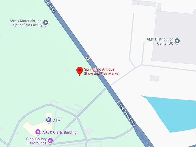 16. springfield antique show and flea market map