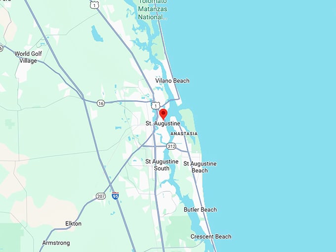16. st. augustine fl map